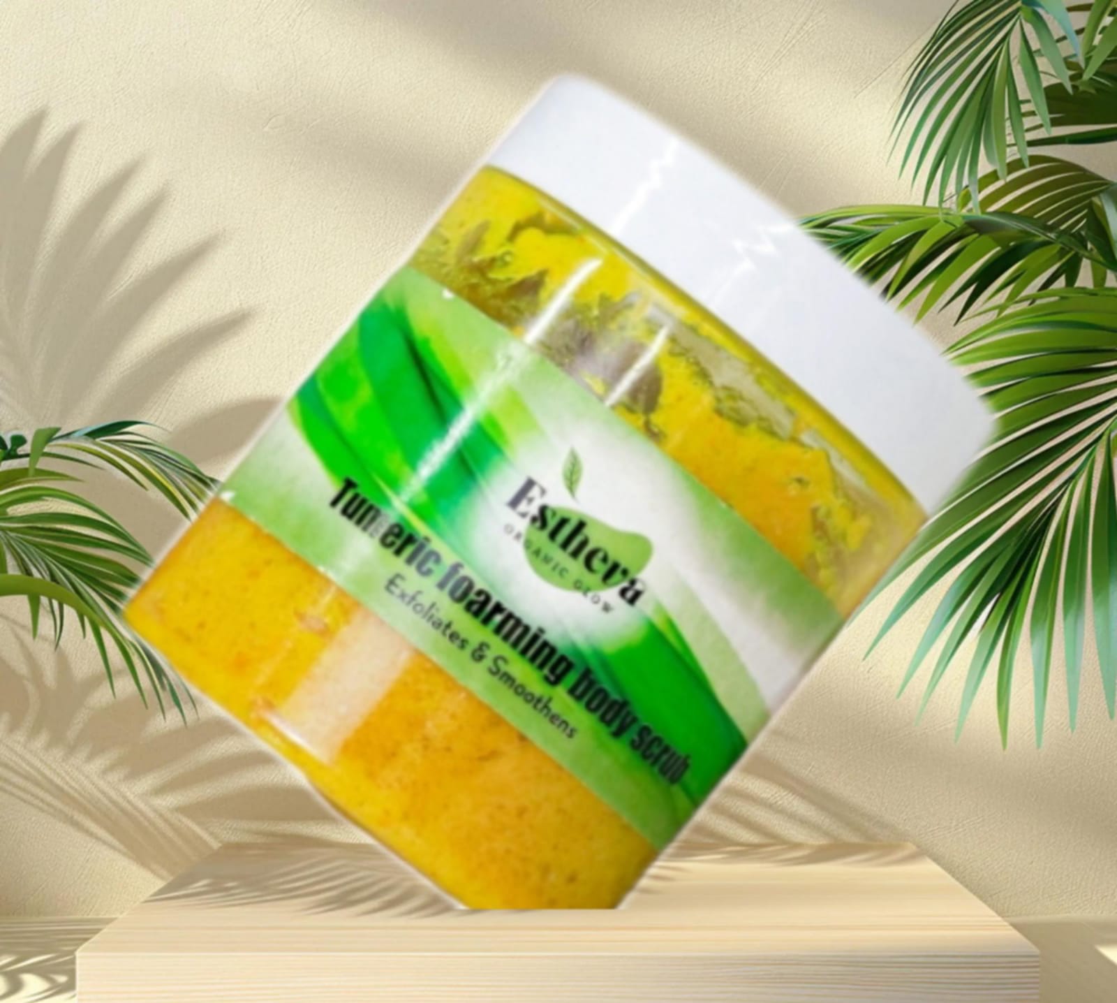 Tumeric Foarming Body Scrub – Estheva Organic